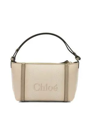 Chloé Small Carry Shoulder Bag - Beige