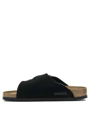 BIRKENSTOCK Zurich Suede Slides - Black