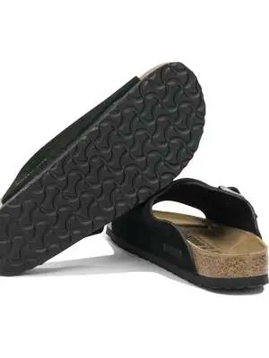 BIRKENSTOCK Zurich Suede Slides - Black
