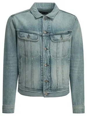 TOM FORD Icon' Denim Jacket - Light Blue