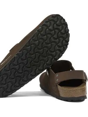 BIRKENSTOCK Tokio Suede Sabot - Brown