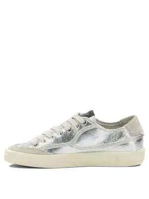 AUTRY Windscape Low" Canvas And Suede Sneakers - Silver