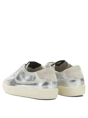 AUTRY Windscape Low" Canvas And Suede Sneakers - Silver