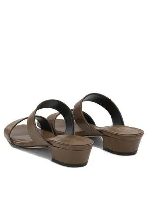AeydĒ Kemi 30mm Heeled Sandals - Brown