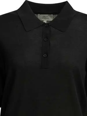 Loulou De Saison Knit Polo - Black