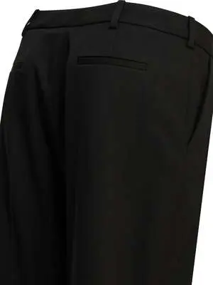 Balenciaga Wool Tailored Slim Fit Pants - Black