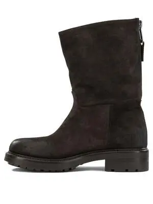STRATEGIA Zip Up Leather Boots