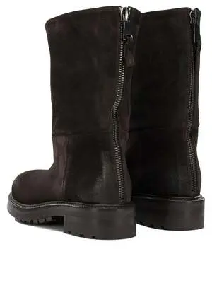 STRATEGIA Zip Up Leather Boots