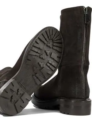 STRATEGIA Zip Up Leather Boots