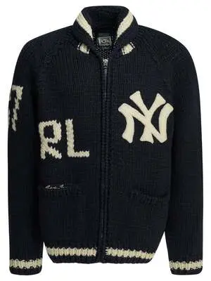 Polo Ralph Lauren X New York Yankees Wool Cardigan - Blue