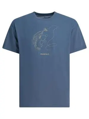 MONTBELL Graphic T-shirt - Light Blue