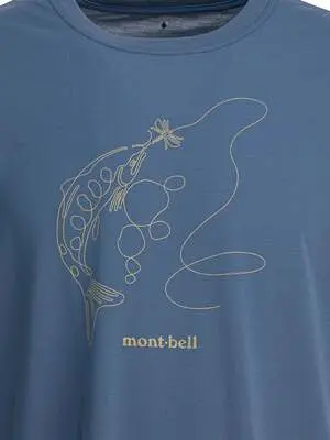 MONTBELL Graphic T-shirt - Light Blue