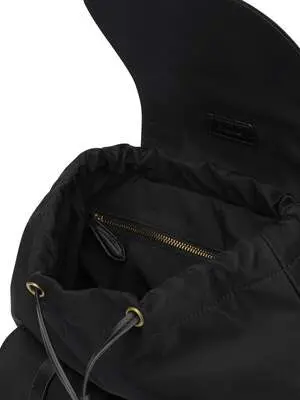 Pinko Backpack With Gold Tone Hardware - Black