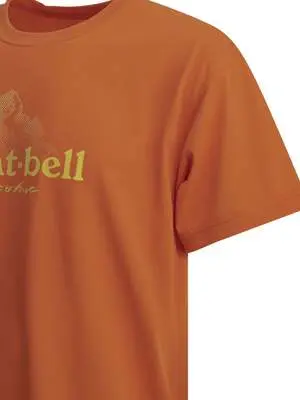 MONTBELL T-shirt With Graphic Print - Orange