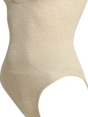 Hunza G One Piece Swimsuit With Ring Detail - Pink