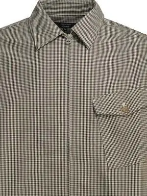 Comme Des Garçons Checkered Cotton Overshirt Jacket