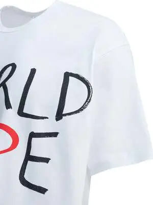 Comme Des Garçons Crew Neck T-shirt With Graphic Print