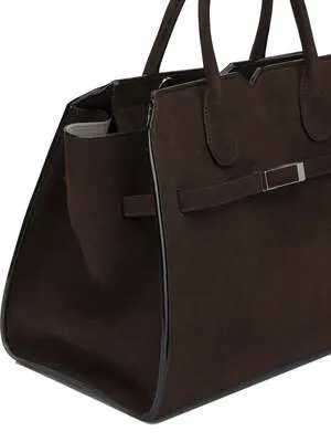 VALEXTRA Medium Milano Handbag In Senso Nubuck