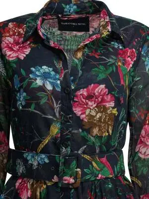 Samantha Sung Printed Shirt Dress
