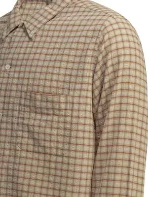 BEAMS Open Bd Sucker" Casual Shirt - Orange