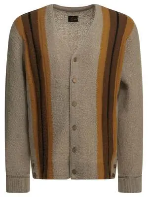 Needles Striped Mohair Blend Cardigan