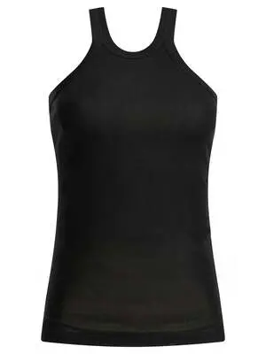 Max Mara Ribbed Cotton And Silk Tank Top