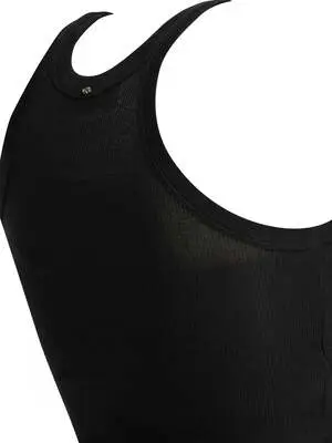 Max Mara Ribbed Cotton And Silk Tank Top