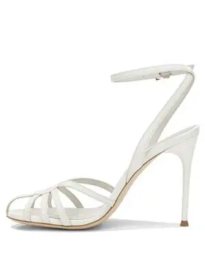 SERGIO LEVANTESI 100mm Stiletto Heeled Sandals With Strappy Design
