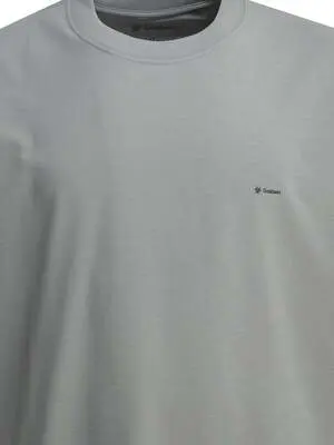 GOLDWIN Crew Neck T-shirt With Logo Print - Grey