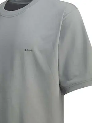 GOLDWIN Crew Neck T-shirt With Logo Print - Grey