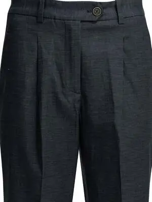 CIRCOLO 1901 Tailored Cotton-linen Blend Trousers