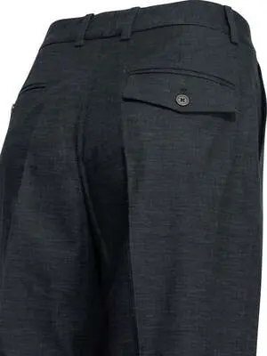 CIRCOLO 1901 Tailored Cotton-linen Blend Trousers