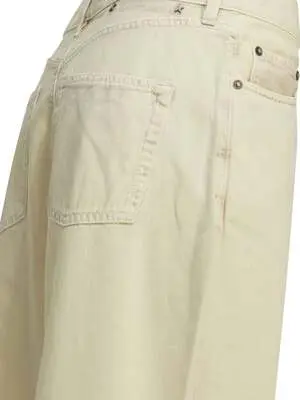 GOLDEN GOOSE Melody Boyfriend Wide Leg Jeans - White