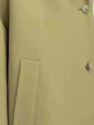 Herno Long Coat With Classic Lapels - Beige