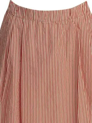Apuntob Striped Cotton Skirt