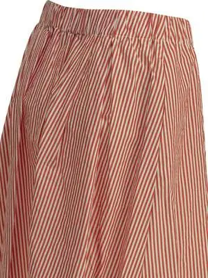 Apuntob Striped Cotton Skirt