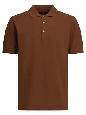 BEAMS Cotton Button Down Polo Shirt