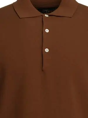 BEAMS Cotton Button Down Polo Shirt