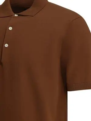 BEAMS Cotton Button Down Polo Shirt