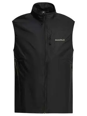 MONTBELL Zip-up Stand Collar Vest - Black
