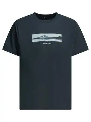 MONTBELL Graphic Print T-shirt - Blue