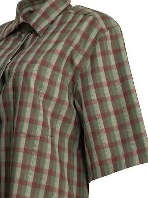 Acne Studios Plaid Button-up Shirt With Pocket - Multicolor
