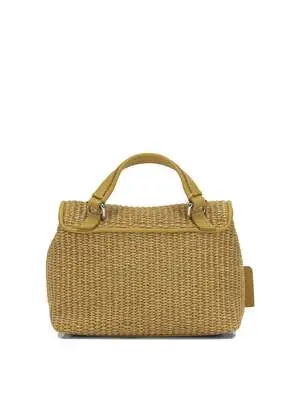 ZANELLATO Postina® Vimini Baby Woven Handbag - Yellow