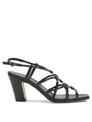 AeydĒ Acacia 75mm Heeled Sandals - Black
