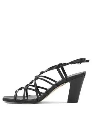 AeydĒ Acacia 75mm Heeled Sandals - Black