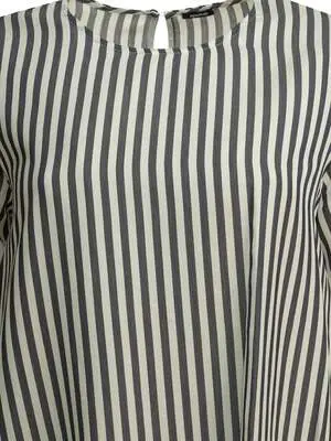 Apuntob Striped Cotton Silk Dress
