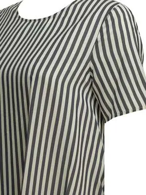 Apuntob Striped Cotton Silk Dress