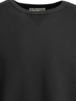 MERZ B. SCHWANEN The Originals Vintage" Crewneck Sweatshirt In Organic Cotton - Black