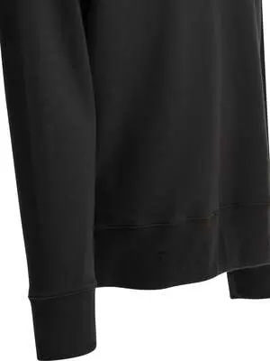 MERZ B. SCHWANEN The Originals Vintage" Crewneck Sweatshirt In Organic Cotton - Black