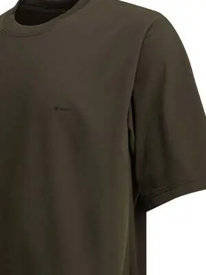 GOLDWIN Crewneck T-shirt With Logo Detail - Brown